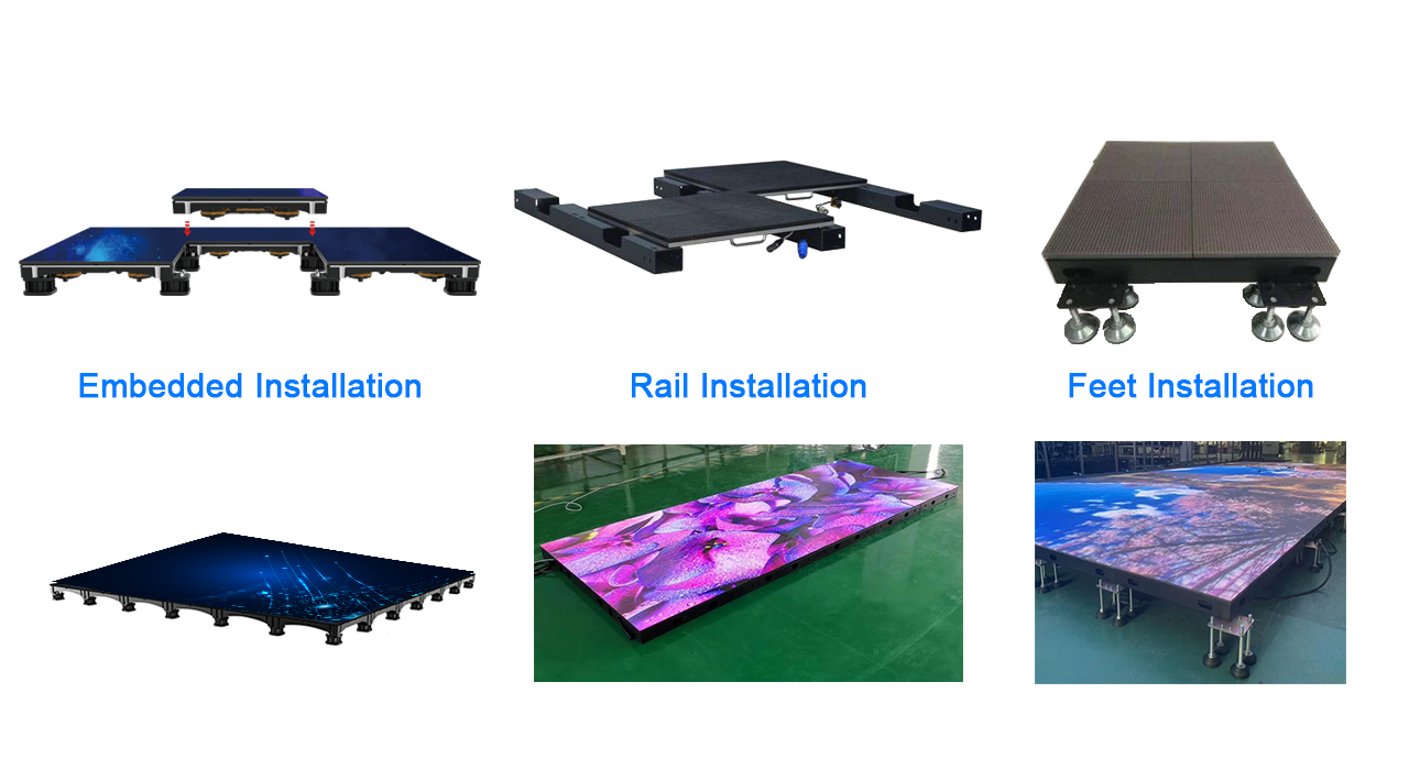 DR-Floor Indoor 500x1000mm Floor LED Display - dreamroadled