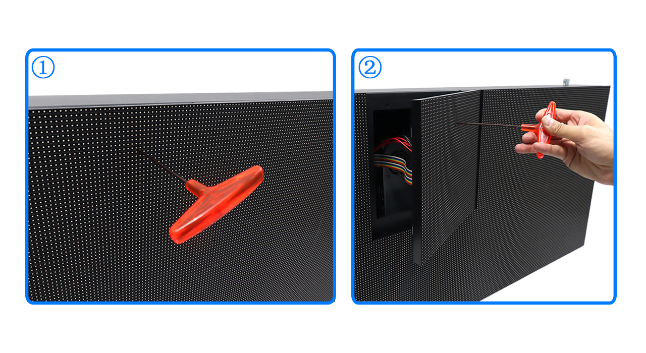 Outdoor Front Service LED Display DR-250F Series - dreamroadled